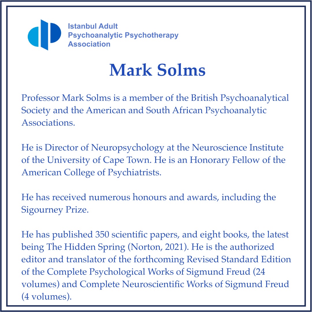 Mark Solms // Psychoanalytic Theories and Clinical Implications ...